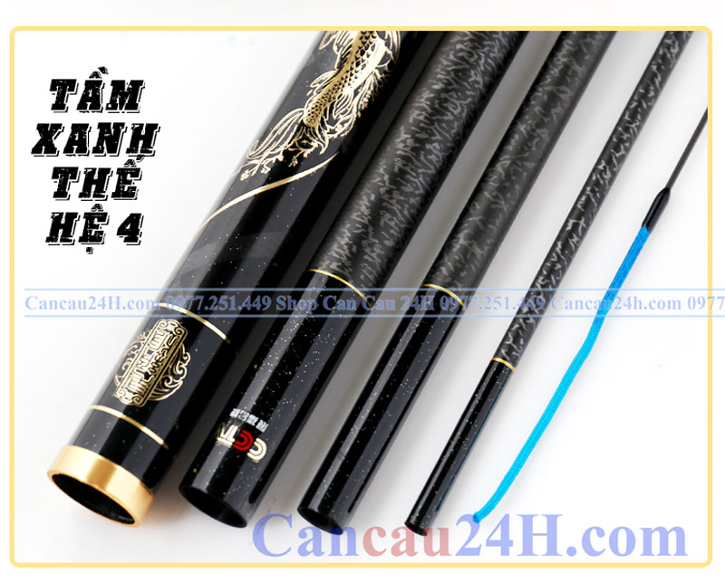 Cần câu đài Tầm Xanh Thế Hệ 4 Chính hãng săn hàng TH4 cao cấp 20H